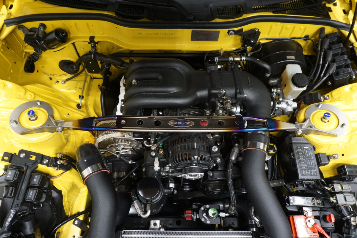 Mazda RX-7 [FD3S] Titanium Strut Tower Bars... – Garage Alpha
