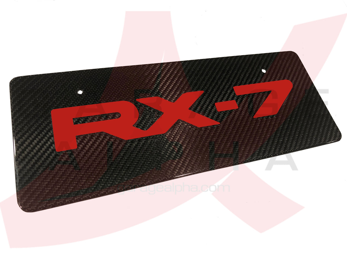 Mazda RX-7 [FD3S] Carbon Fiber 99Spec License Plate – Garage Alpha